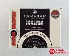 Federal Target Grade AutoMatch 22 LR - 40 Gr Solid (1 X 325 ...