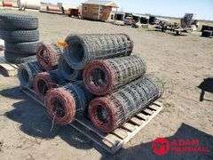 (8) Red Brand Field Fence Rolls - Adam Marshall Land & Auction, LLC