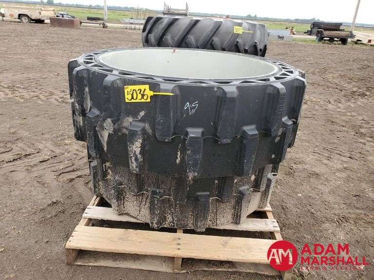 (2) Solid Pivot Tires - Adam Marshall Land & Auction, LLC