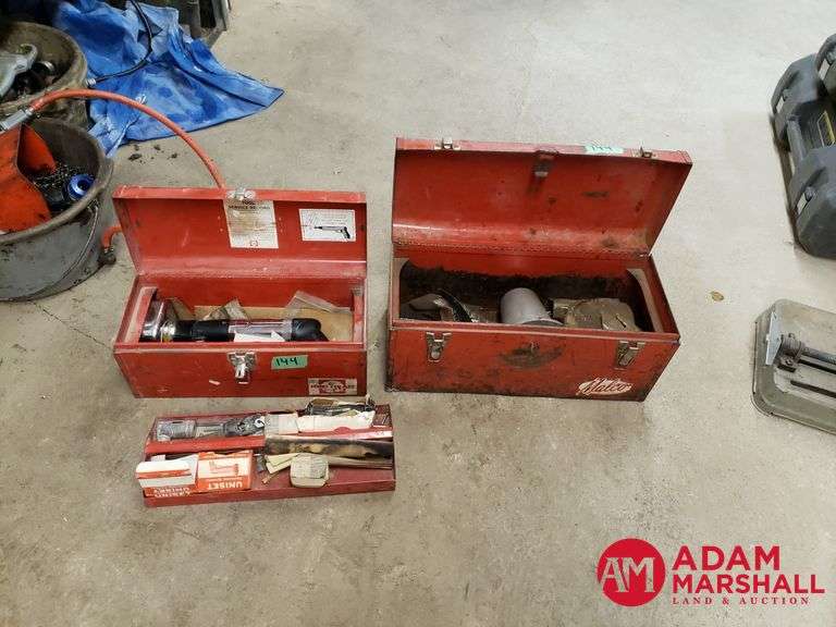 Red Head Model 330 Powder Actuated Tool, Fasteners, Toolbox with ...