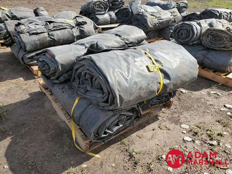 (4) Lumber Semi Tarps w/ 8 FT Drop - 24x25 FT - Adam Marshall Land ...