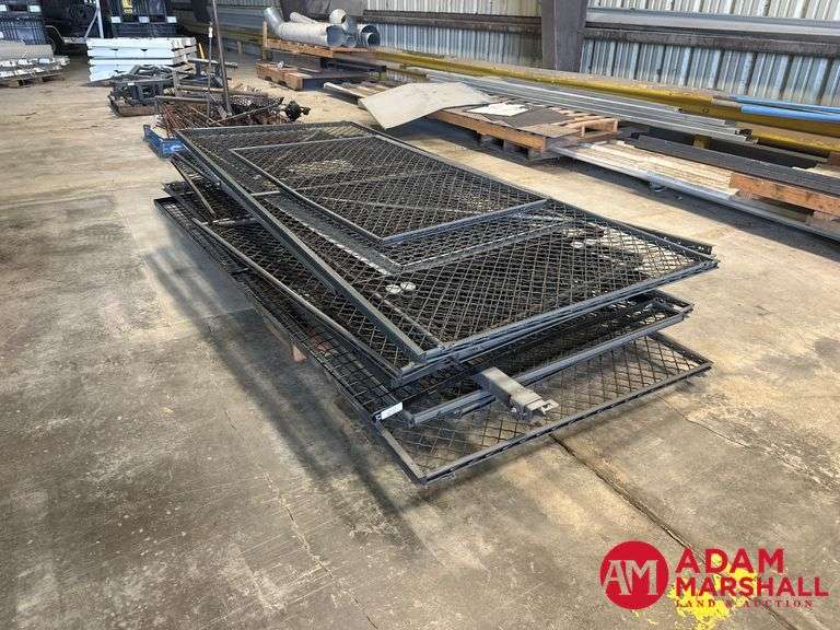 Storage/ Utility Cage Fence w/ Sliding Door - Adam Marshall Land ...