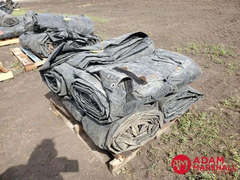 (4) Lumber Semi Tarps w/ 8 FT Drop - 24x25 FT - Adam Marshall Land ...