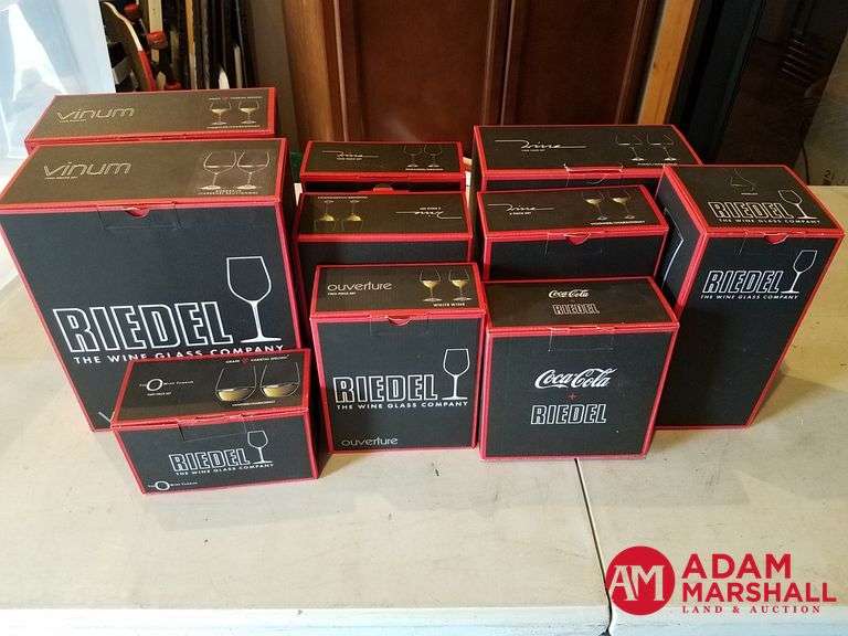 Riedel Wine Glasses - Adam Marshall Land & Auction, LLC