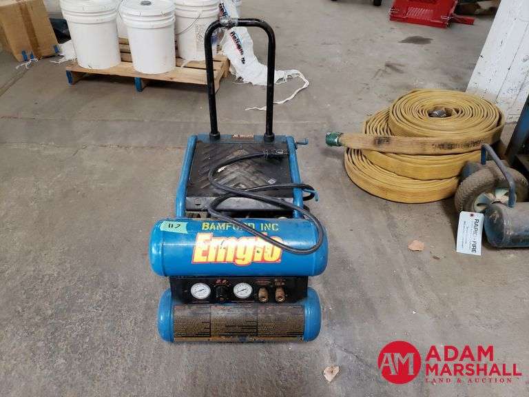 Emglo Air Compressor - Adam Marshall Land & Auction, LLC