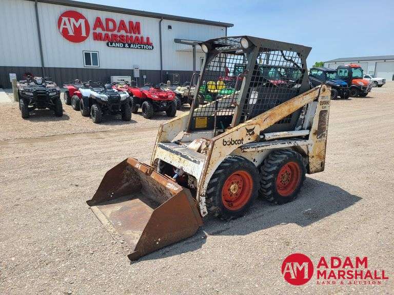 1980 Bobcat 530 Skid Loader - Gasoline - Adam Marshall Land & Auction, LLC