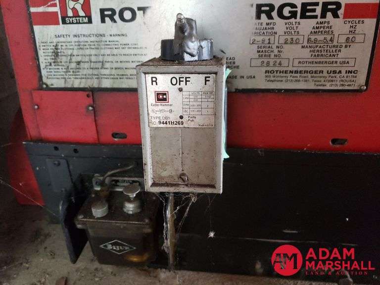 Rothenberger Supermatic Pipe Threader - Adam Marshall Land & Auction, LLC