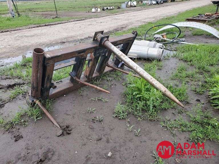 Farmhand Bale Spear Loader Mount - Adam Marshall Land & Auction, LLC