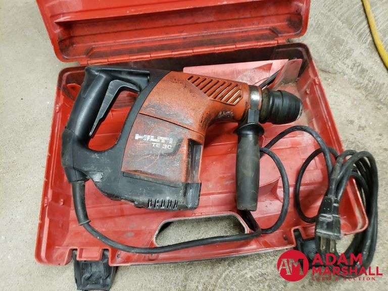 Hilti TE30 Hammer Drill - Adam Marshall Land & Auction, LLC