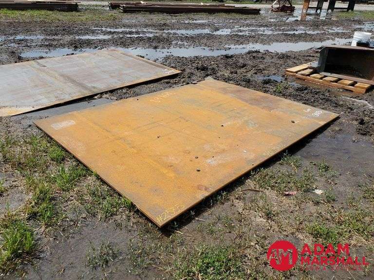 5/8" Plate Sheet - 73"x100" - Adam Marshall Land & Auction, LLC