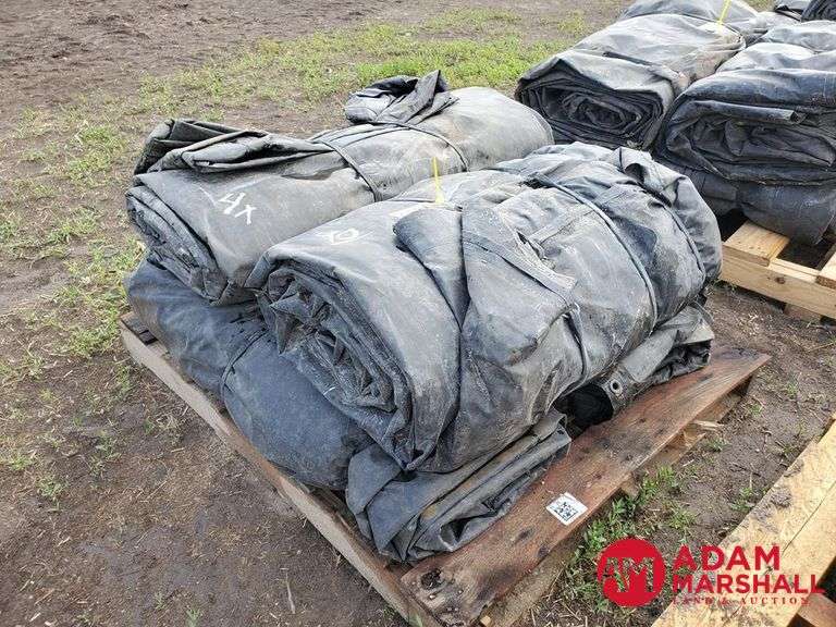 (4) Lumber Semi Tarps w/ 8 FT Drop - 24x25 FT - Adam Marshall Land ...
