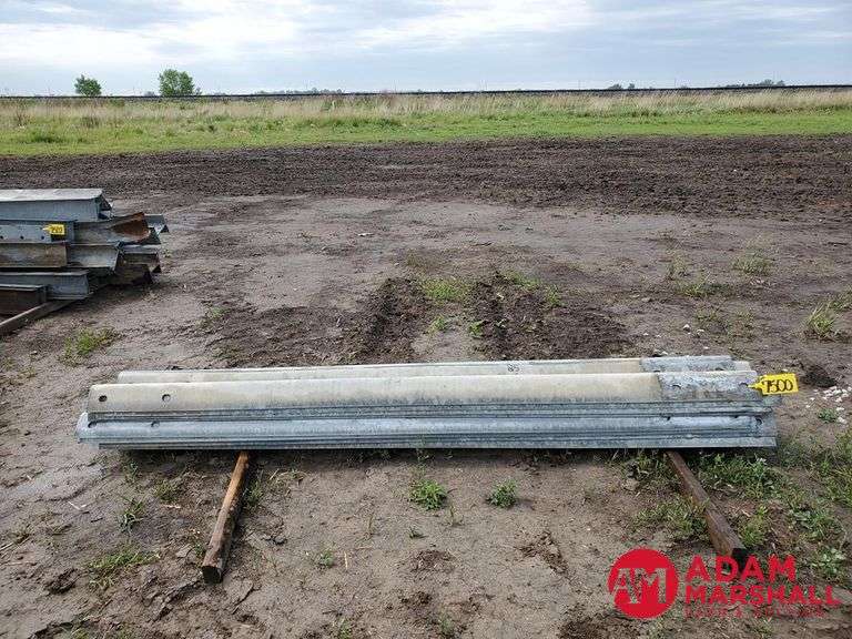 (8) Guard Rail Panels - Adam Marshall Land & Auction, LLC