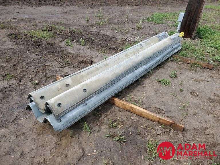 (8) Guard Rail Panels - Adam Marshall Land & Auction, LLC