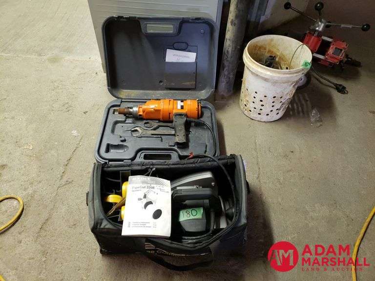 WEKA DK12 Core Drill, Exact 220E Pipe Cut System - Adam Marshall Land ...