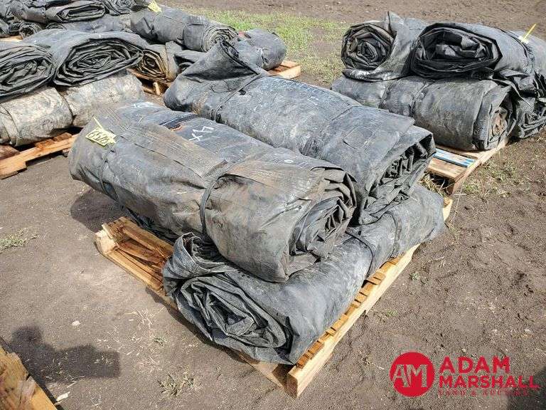 (4) Lumber Semi Tarps w/ 8 FT Drop - 24x25 FT - Adam Marshall Land ...