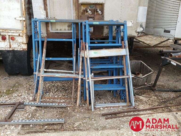 Scaffolding Sections/Cross Braces and Racking Unit - Adam Marshall Land ...