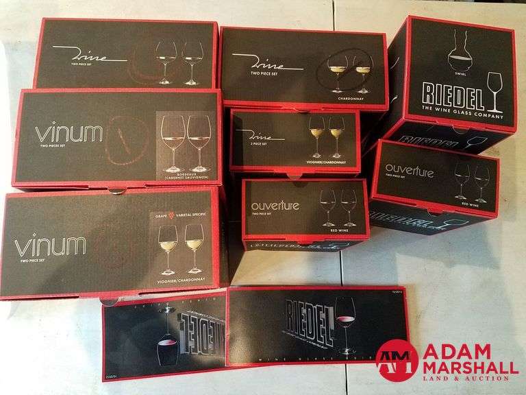 Riedel Wine Glasses - Adam Marshall Land & Auction, LLC