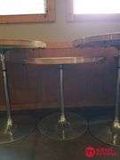 (5) Powder Coated Tables - Adam Marshall Land & Auction, LLC