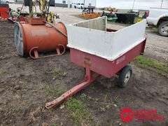Red Devil Load Hog Pull Behind Lawn Cart - Adam Marshall Land & Auction ...