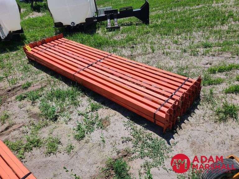 (20) Steel Bulk Racking Cross Beams - 9 FT - Adam Marshall Land ...