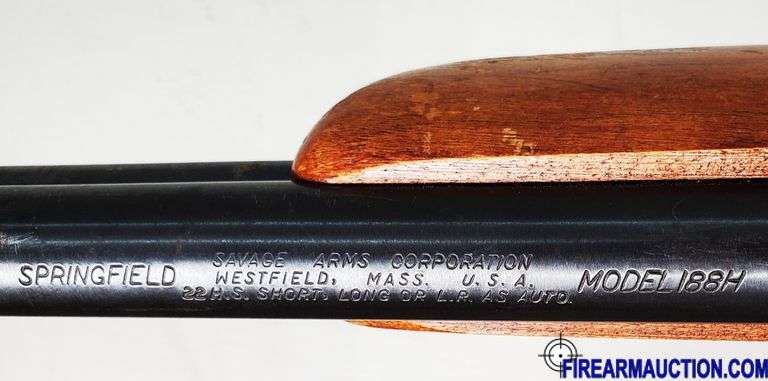 Springfield/Savage Arms Model 188H Semi-Auto Rifle - 22 H.S. Short ...