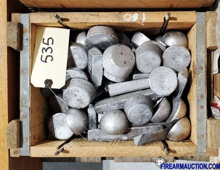 Lead Ingots (100 Pcs - Weight Range Approx 1-1.5 Lb Each ...