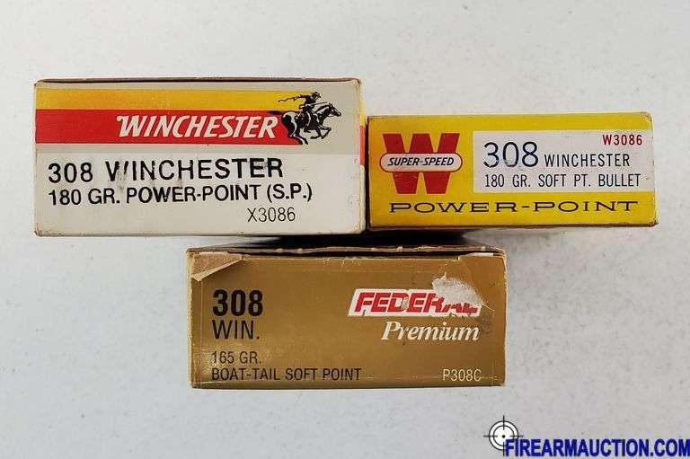 Assorted 308 Win - Federal Premium 165 Gr Bost-Tail Soft Point (1 X 20 ...