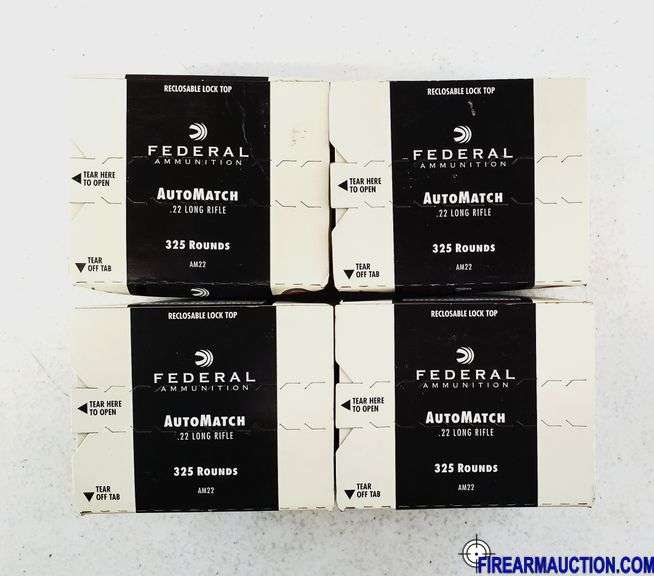 Federal AutoMatch Target Grade 22 LR - 40 Gr Solid (4 X 325 ...