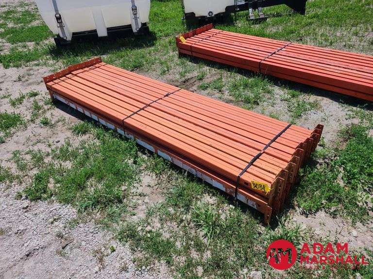 (20) Steel Bulk Racking Cross Beams - 9 FT - Adam Marshall Land ...