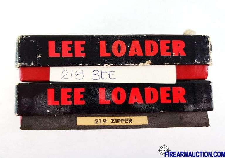 (2) Vintage Lee Loader Reloading Die Kits - 218 BEE & 219 Zipper ...