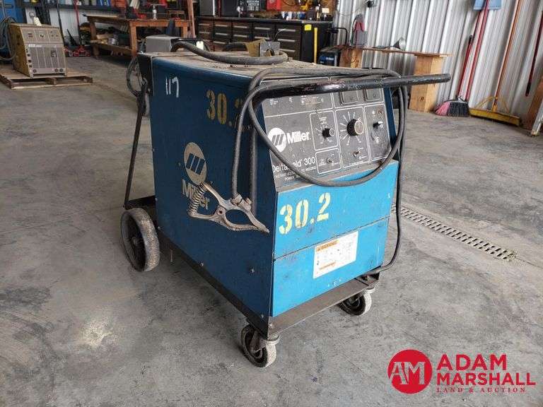 Miller Deltaweld 300 w/ Cart - Adam Marshall Land & Auction, LLC