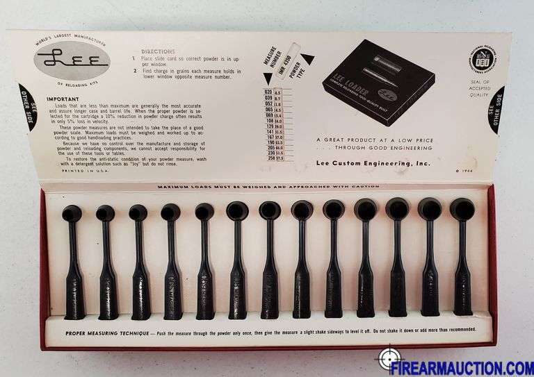 (2) Lee Powder Measure Kits - FirearmAuction.com LLC