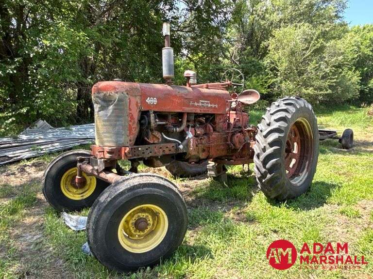 1955 Farmall 400 Tractor - Gasoline - Adam Marshall Land & Auction, LLC