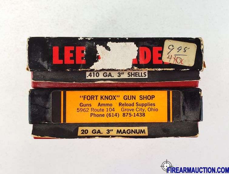 (2) Vintage Lee Loader Reloading Die Kits - 410 Ga, 3" & 20 Ga, 3 ...