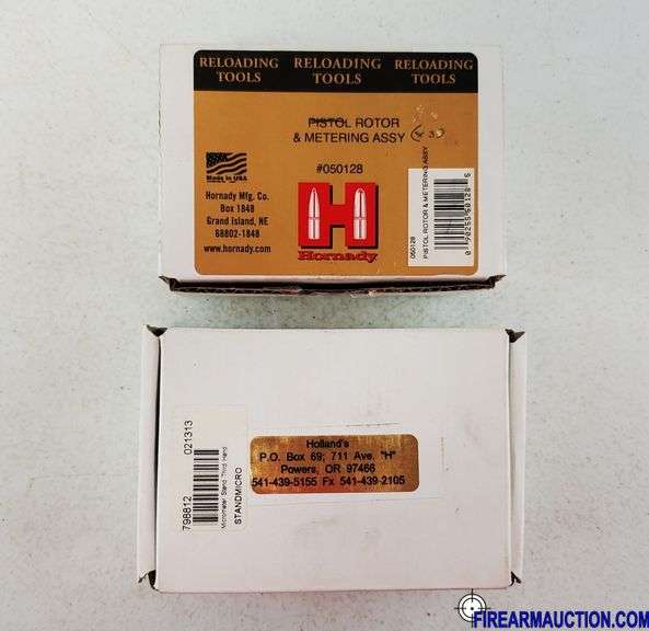 Holland's Micrometer Stand Third Hand & Hornady Rotor & Metering Assy ...