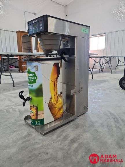 BUNN Iced Tea Brewer and Accessories - Adam Marshall Land & Auction, LLC