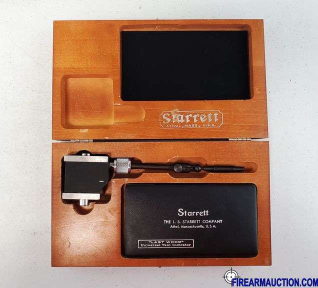 657B Starrett Magnetic Base Indicator Holder Complete W/ No. 711F ...