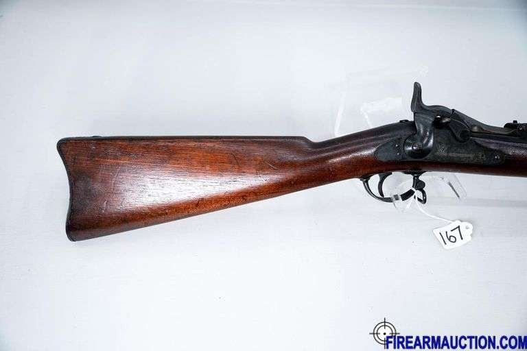 US Springfield US Model 1873 Single Shot Trap Door Rifle - 45-70 GOVT ...
