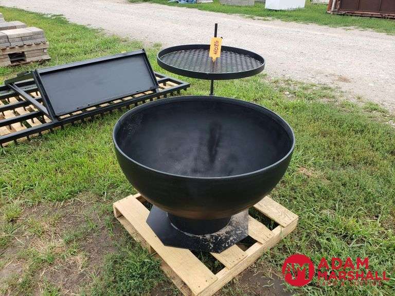 Shop Built Fire Pit - Adam Marshall Land & Auction, LLC