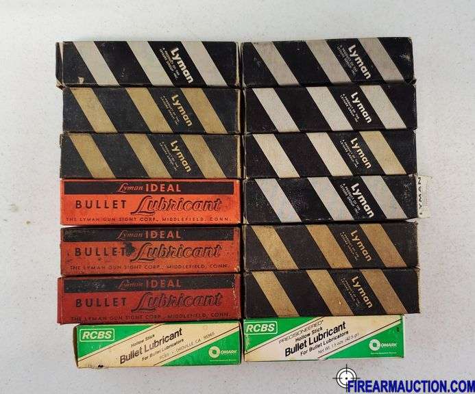 (14) Bullet Lubricant - (12) Lyman Ideal & (2) RCBS - FirearmAuction ...