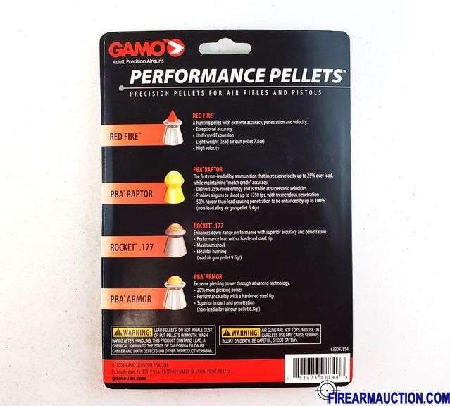 (2) Gamo Performance Combo Pellets .177/4.5 MM - FirearmAuction.com LLC
