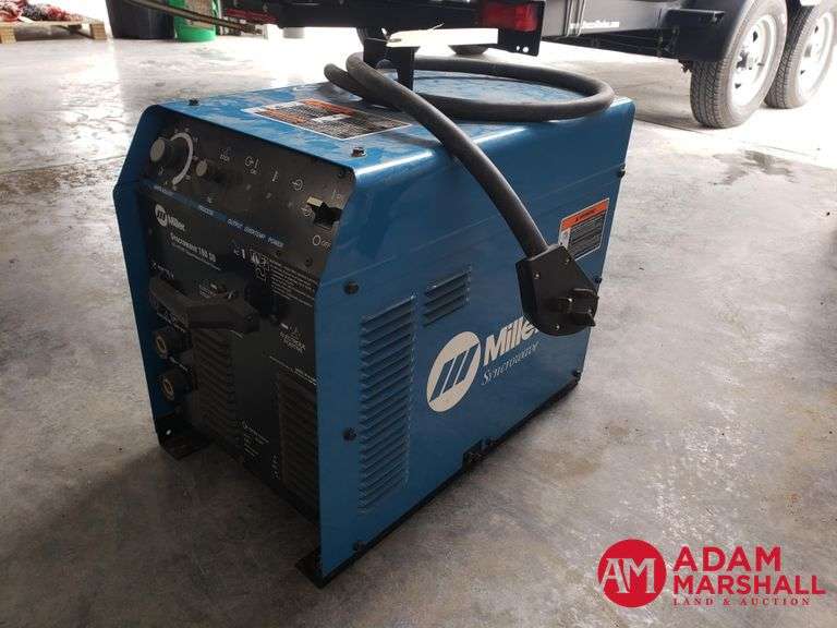Miller Syncrowave 180 SD Welder - Adam Marshall Land & Auction, LLC