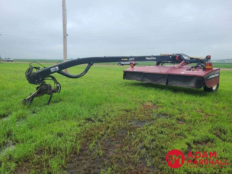 2007 MacDon R80 Pull Type Swather - 16FT - Adam Marshall Land & Auction ...