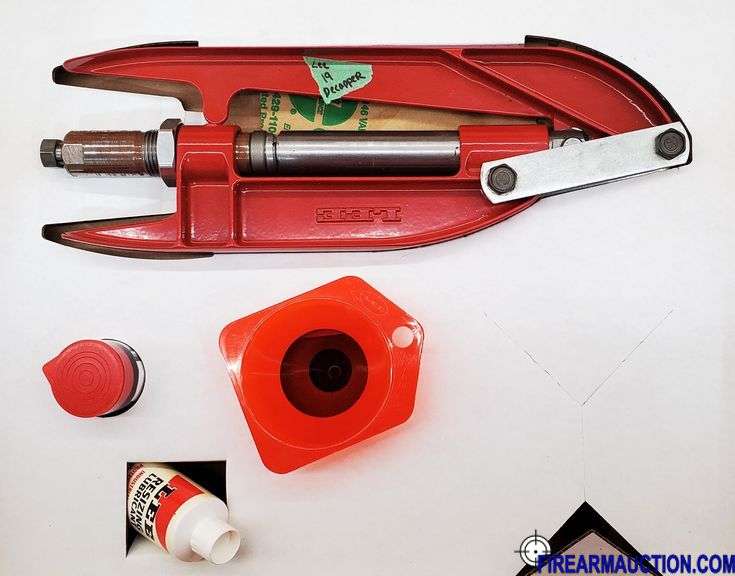 Lee Hand Press Kit W/ Box & Lee 19 Decapper - FirearmAuction.com LLC