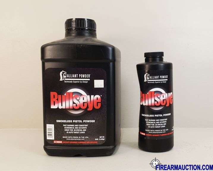 Powder - Alliant Bullseye Smokeless Pistol (8 Lb + 1 Lb ...