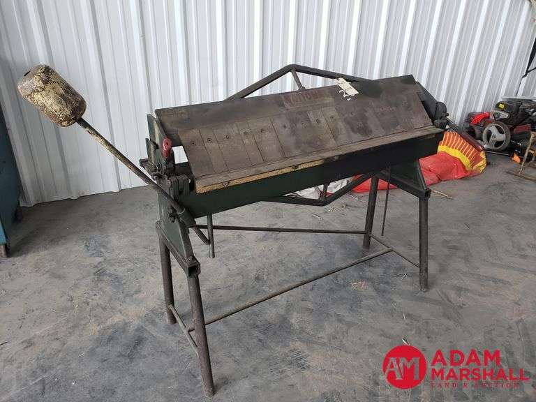 National Sheet Metal Machines Sheet Metal Brake - Adam Marshall Land ...