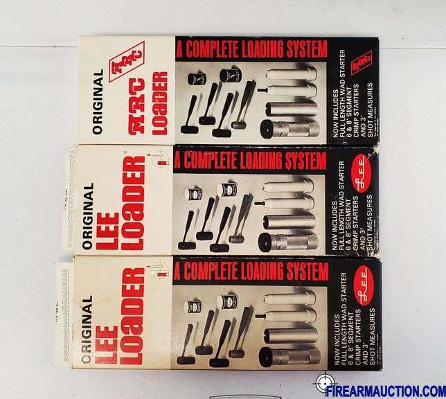 (3) Loader Reloading Tools - (1) MRC - 20 Ga, 2¾", (1) Lee - 410 Ga, 2½ ...