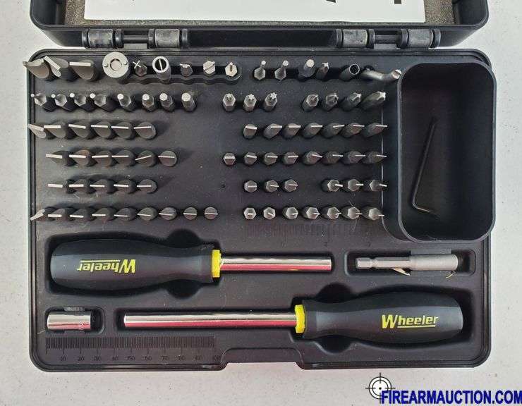 Wheeler Engineering Deluxe Gunsmithing Screwdriver Set - FirearmAuction ...