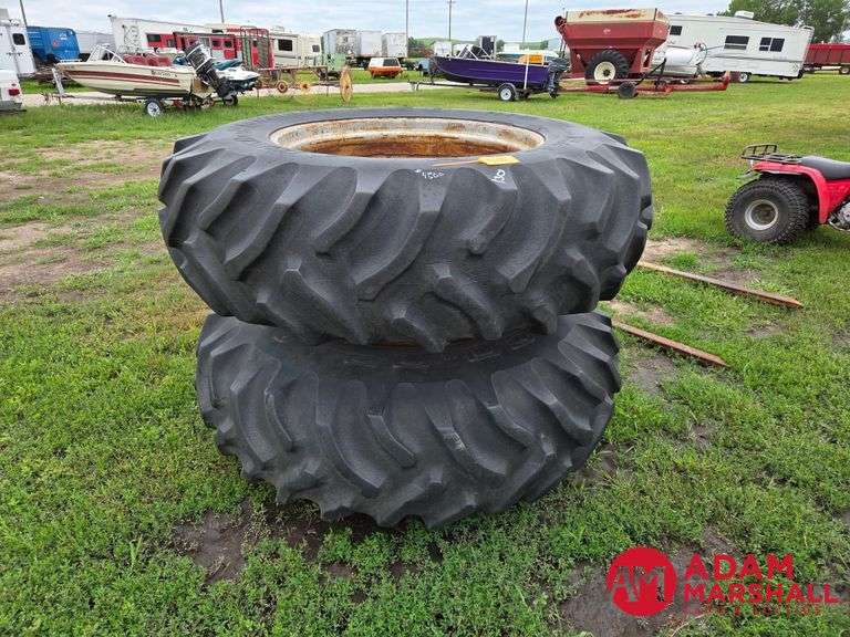 (2) Clamp on Duals for Tractor - Adam Marshall Land & Auction, LLC