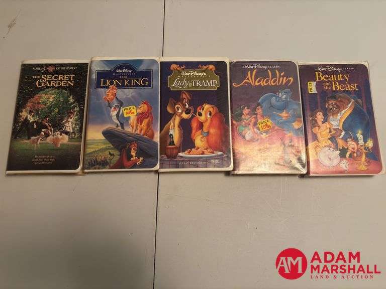 Disney VHS - Adam Marshall Land & Auction, LLC